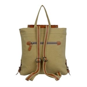 Myra Bag | Bags | New Myra Bag Handtooled Leather Canvas Backpack Bag ...